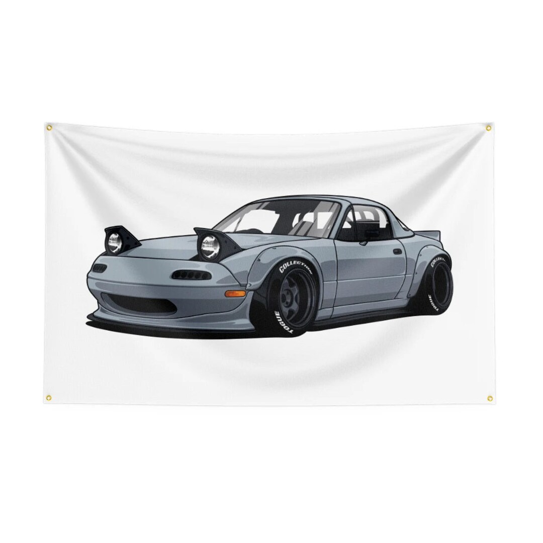 Mazda Rx7 Banner JDM Garage Flag Wall Car Ft Racing Decor Show 3x5 Sign ...