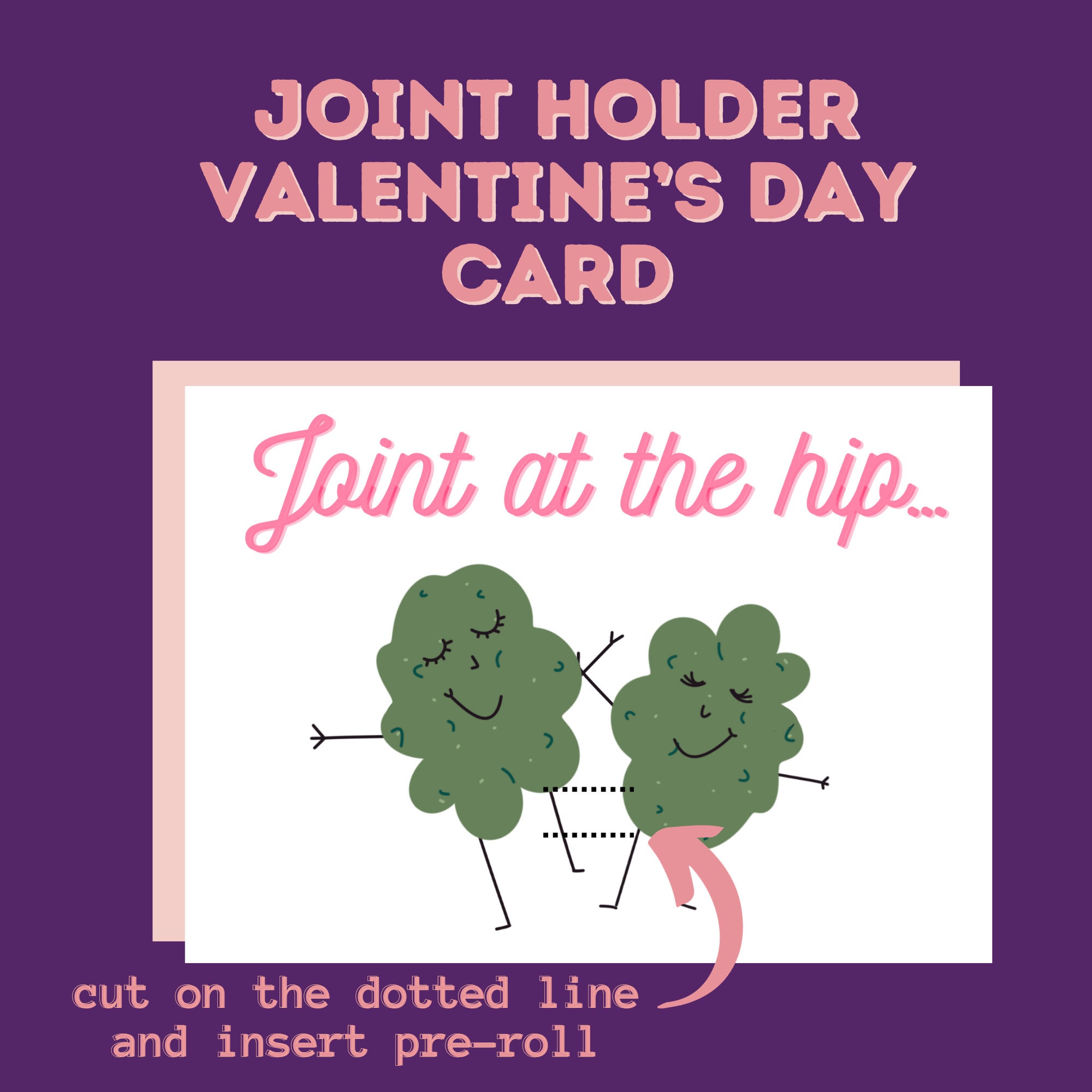 Printable Valentine's Day Card for Stoner V-day Card for Pothead ...