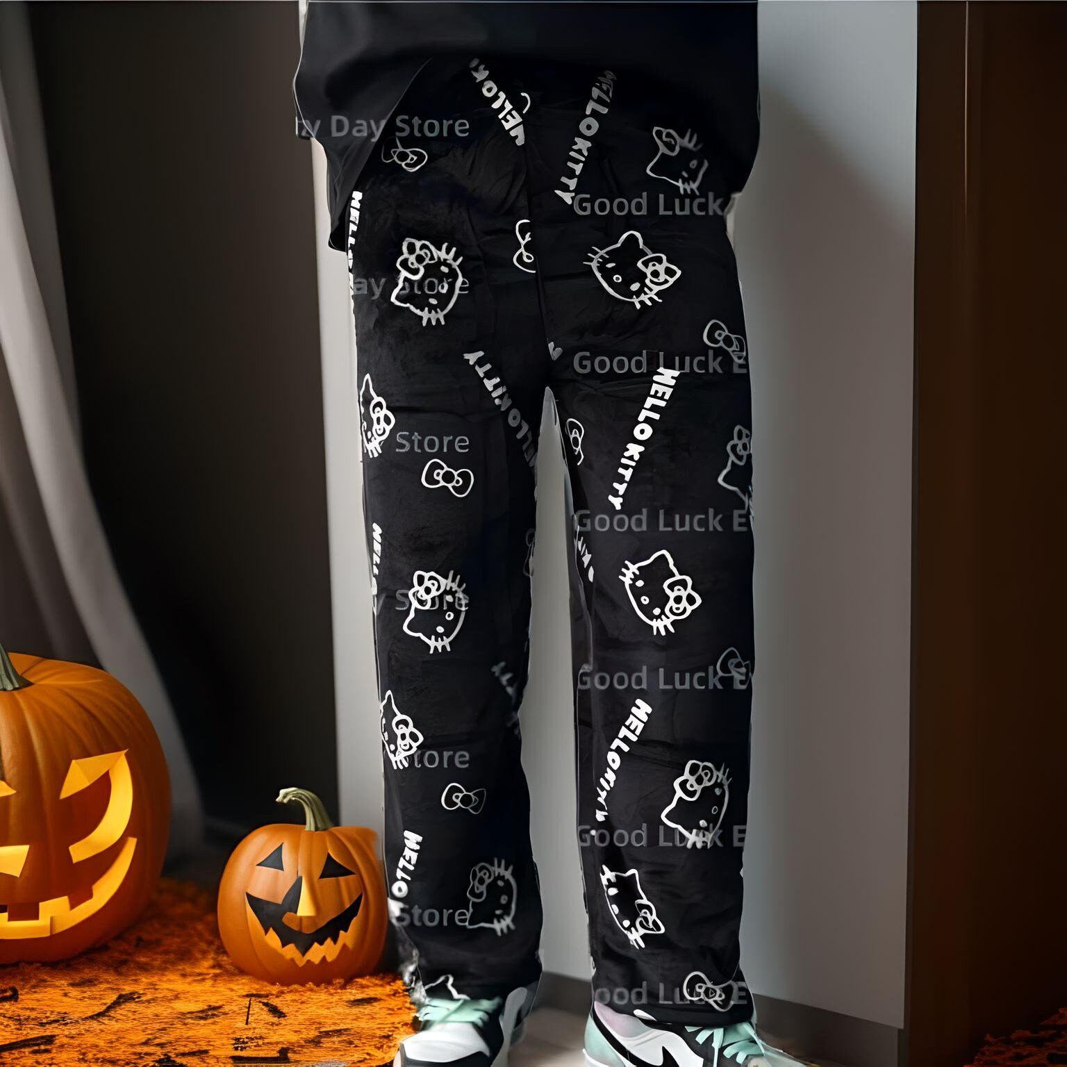 Hello Kitty Pajama Pants Stylish Wide Leg Sleepwear Ideal Gift for ...