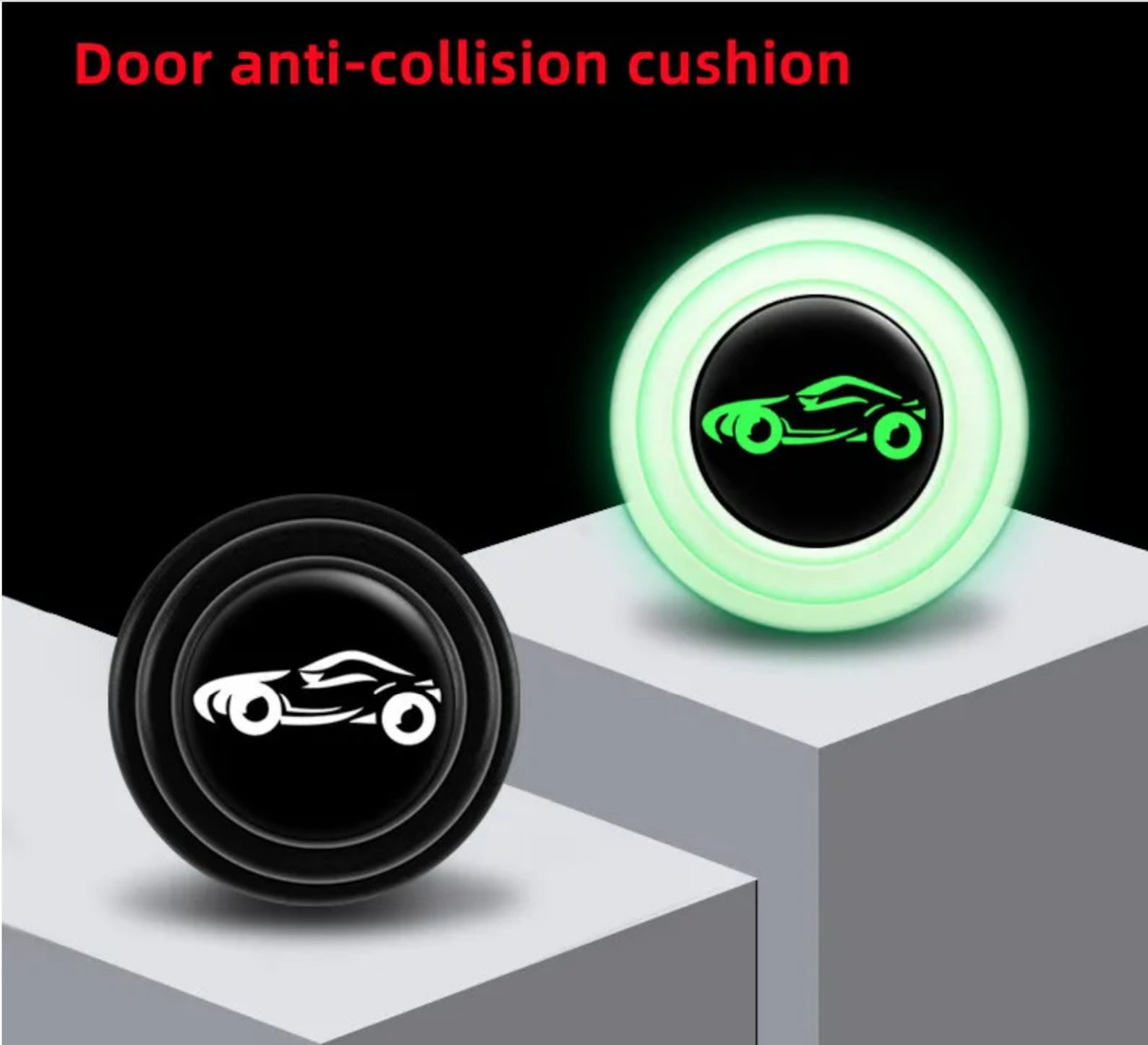 Silicone Car Door Shock Absorber, Car Door Protector Stickers, Buffer ...