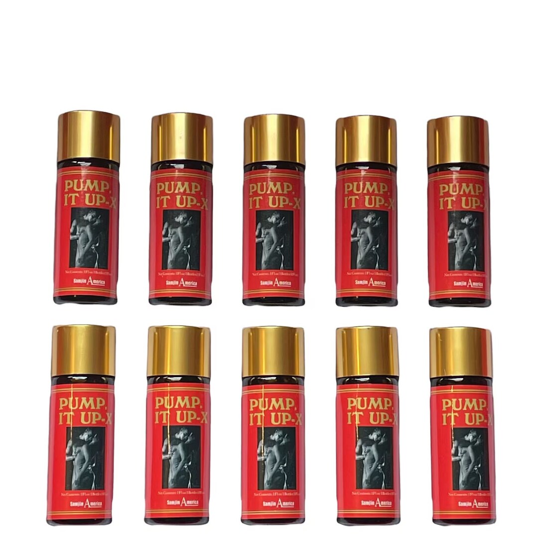 Pump It up X Panax Ginseng Drink Energy Natural Herbs 1 Oz X 10 Bottles ...