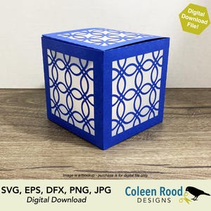 Art Deco Box, 3D Paper Craft, Center Piece, Party Décor, Wedding Table ...