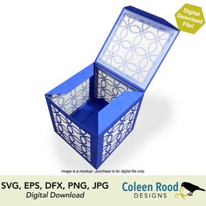 Art Deco Box, 3D Paper Craft, Center Piece, Party Décor, Wedding Table ...