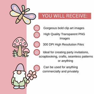 Wildflowers & Spring Clipart Pack – Pastel Simple Illustrations for ...