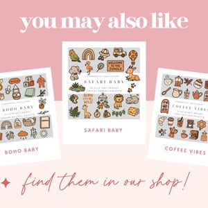 Cozy Camping & Cabin Life Clipart Pack – Bold Outlines for Stickers ...