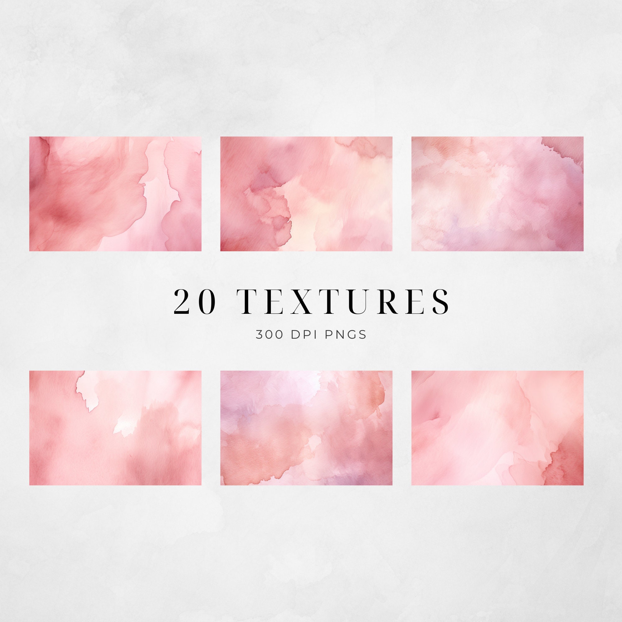 Blush Pink Watercolour Texture Digital Paper PNG, Junk Journaling ...