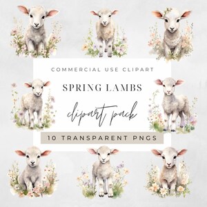 Watercolor Easter Clipart, BUNDLE, Clipart for Commercial Use ...