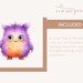 Tiny Fuzzy Monsters Clip Art Pack Watercolour, Clipart or Commercial ...