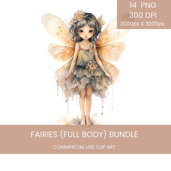 Whimsical Fairies Clip Art - Etsy