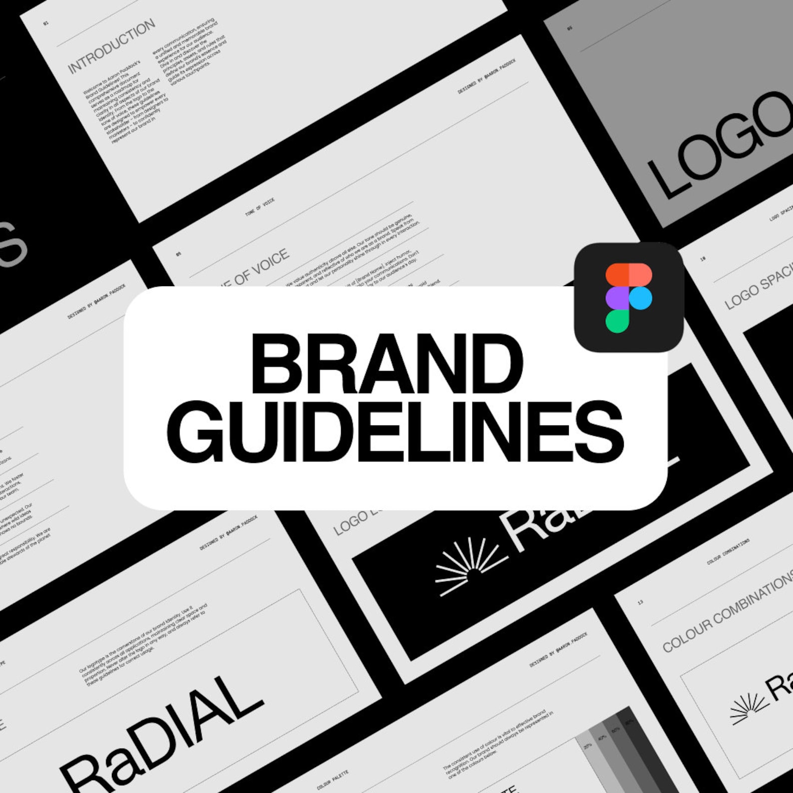 Brand Guidelines Template for Figma | Brand Manual | Brand Usage Guide ...