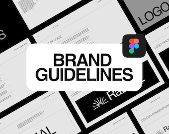 Brand Guidelines Template for Figma | Brand Manual | Brand Usage Guide ...