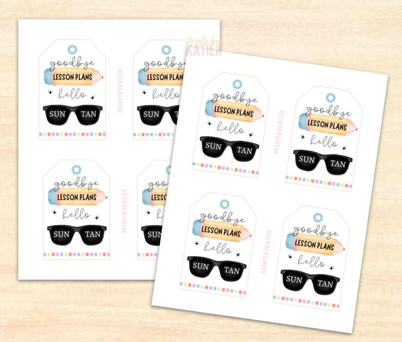 Last Day of School Teacher Gift // End of Year Teacher Gift // Goodbye ...