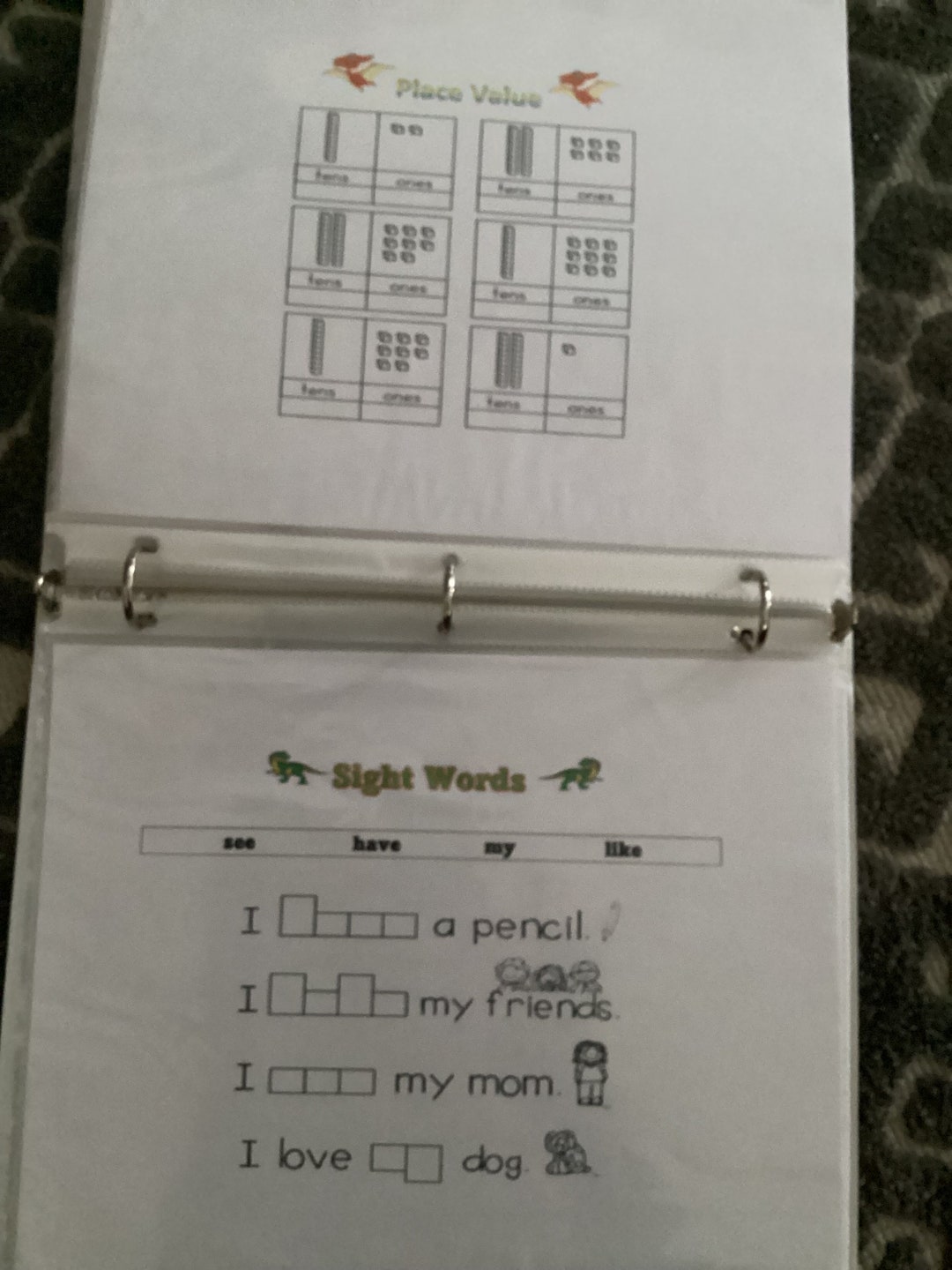 1st Grade Educational Practice Binders boys - Etsy