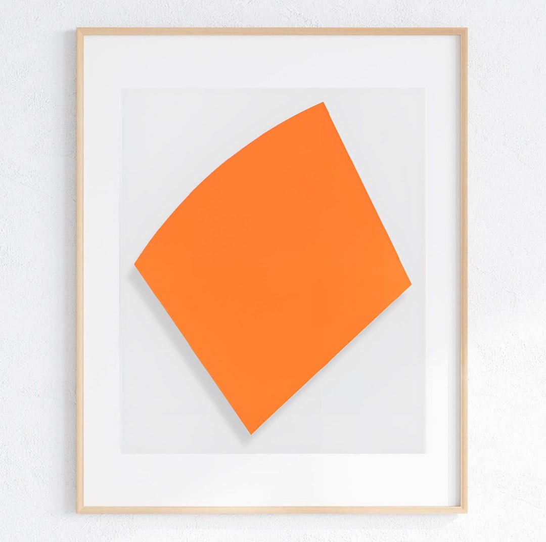 ELLSWORTH KELLY, "the Chicago Panels, Orange" (1999), Giclee Fine Art ...