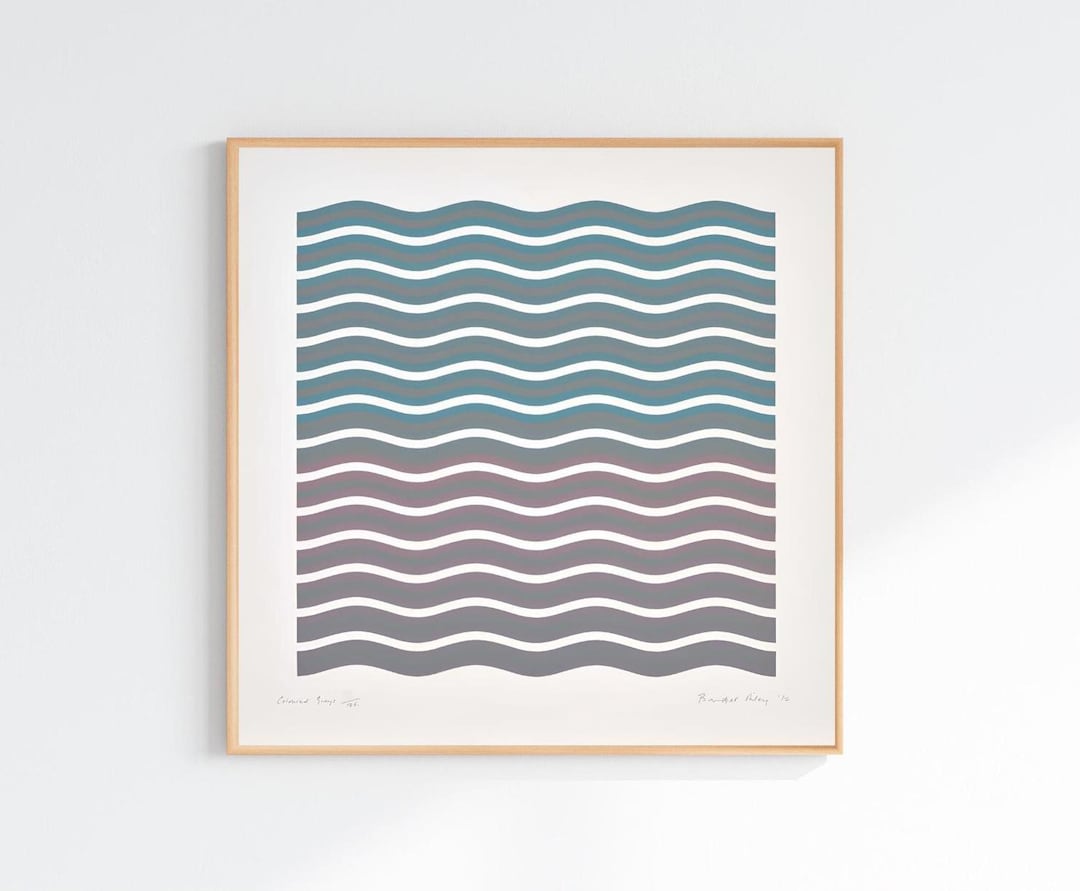 BRIDGET RILEY, coloured Greys 2 1972, Giclee Fine Art Print, Realism ...