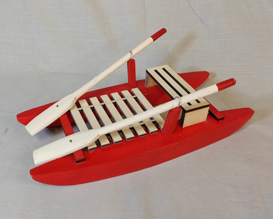 Moscone Red Wooden Boat Typical of the Rescue of the Riviera Romagnola ...