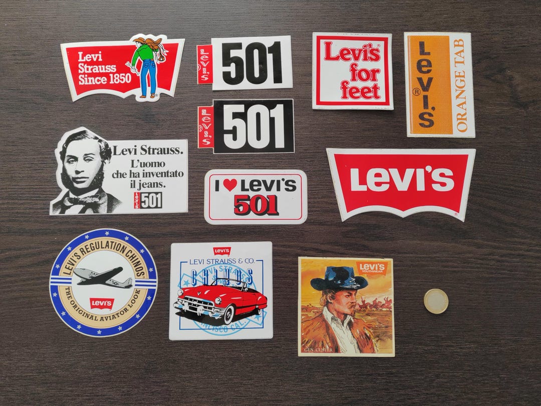 LEVI'S Stickers 80s-90s Series N.11 PCS - Etsy