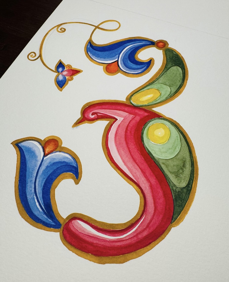 Armenian Trchnakir Watercolor Art Painted on Demand - Etsy