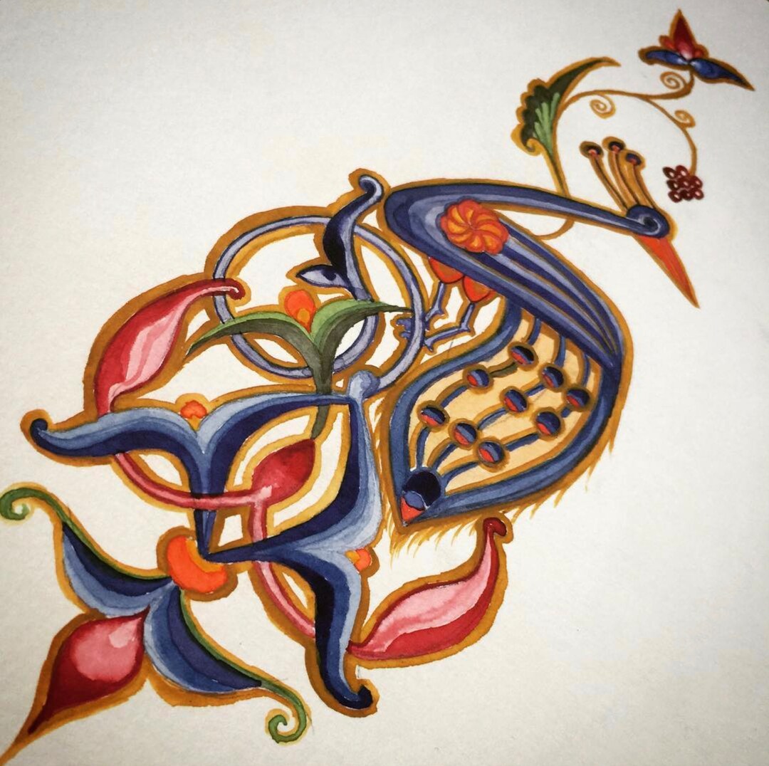Armenian Trchnakir Watercolor Art Painted on Demand - Etsy