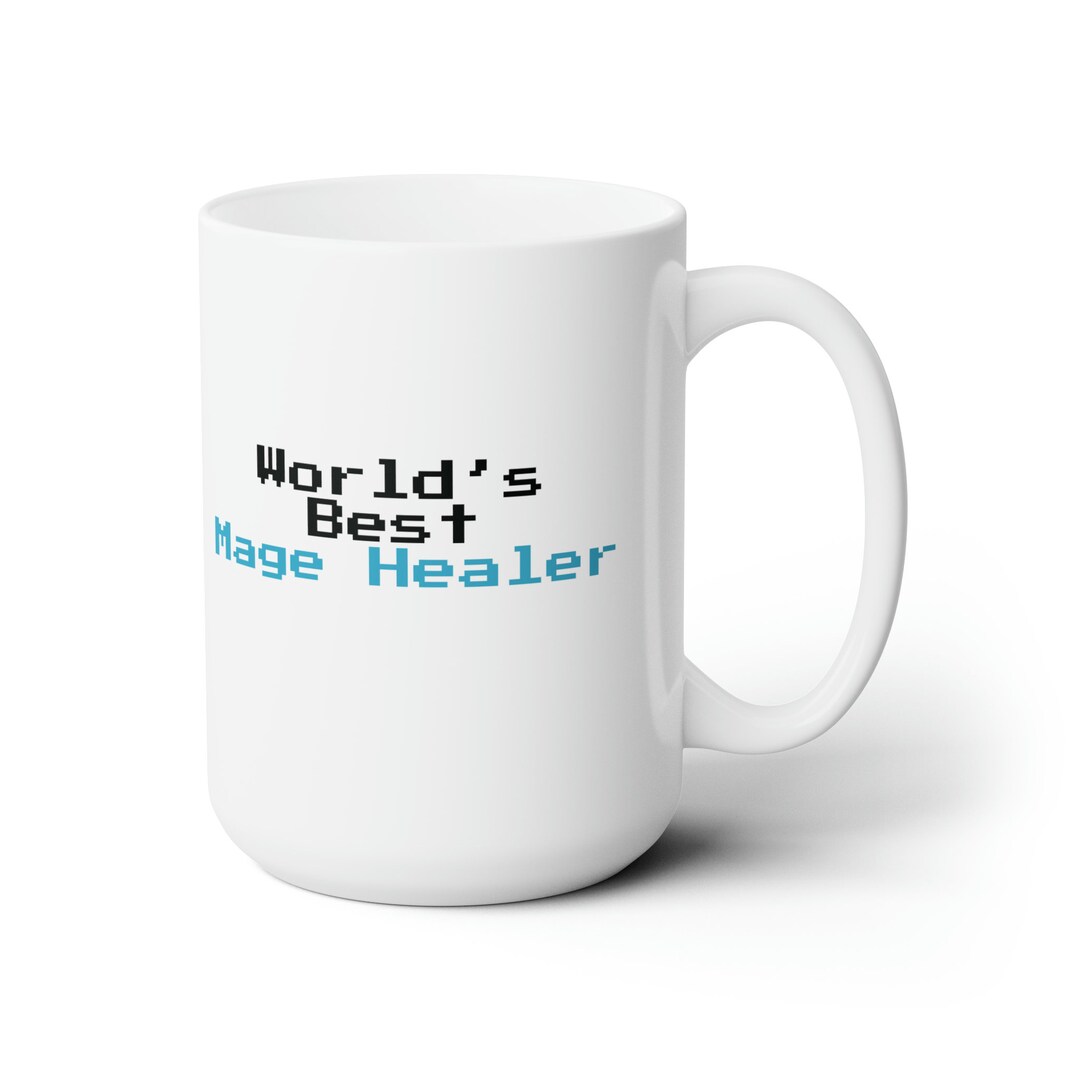 Worlds Best Mage Healer Gaming Gamer Birthday Holiday Gift for Friend ...