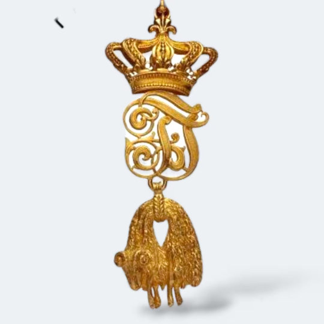 Spain Order of Golden Fleece , Neck Badge of Charles VIII of Spain ...