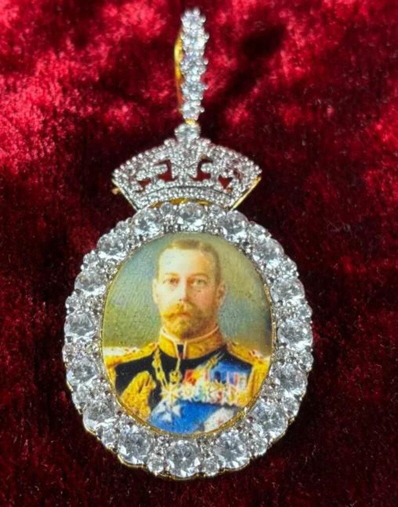 Royal Family Order of King George V Brooch Sterling Silver Badge With ...