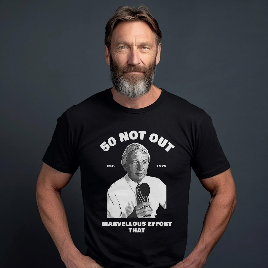 50th Birthday Shirt for Aussie Cricket Fans, Husband Gift, 1975 Shirt, Richie Benaud, Marvellous ...