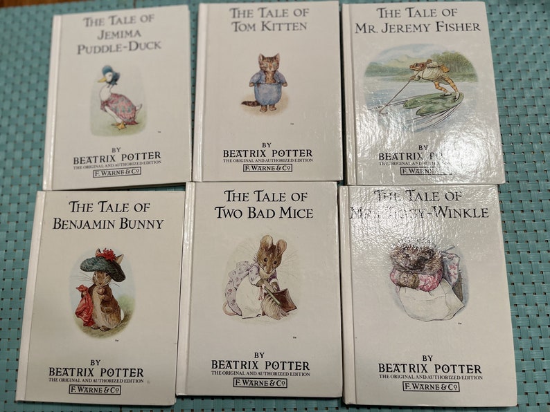 Beatrix Potter Complete Book Set 1-12 the Peter Rabbit Library - Etsy