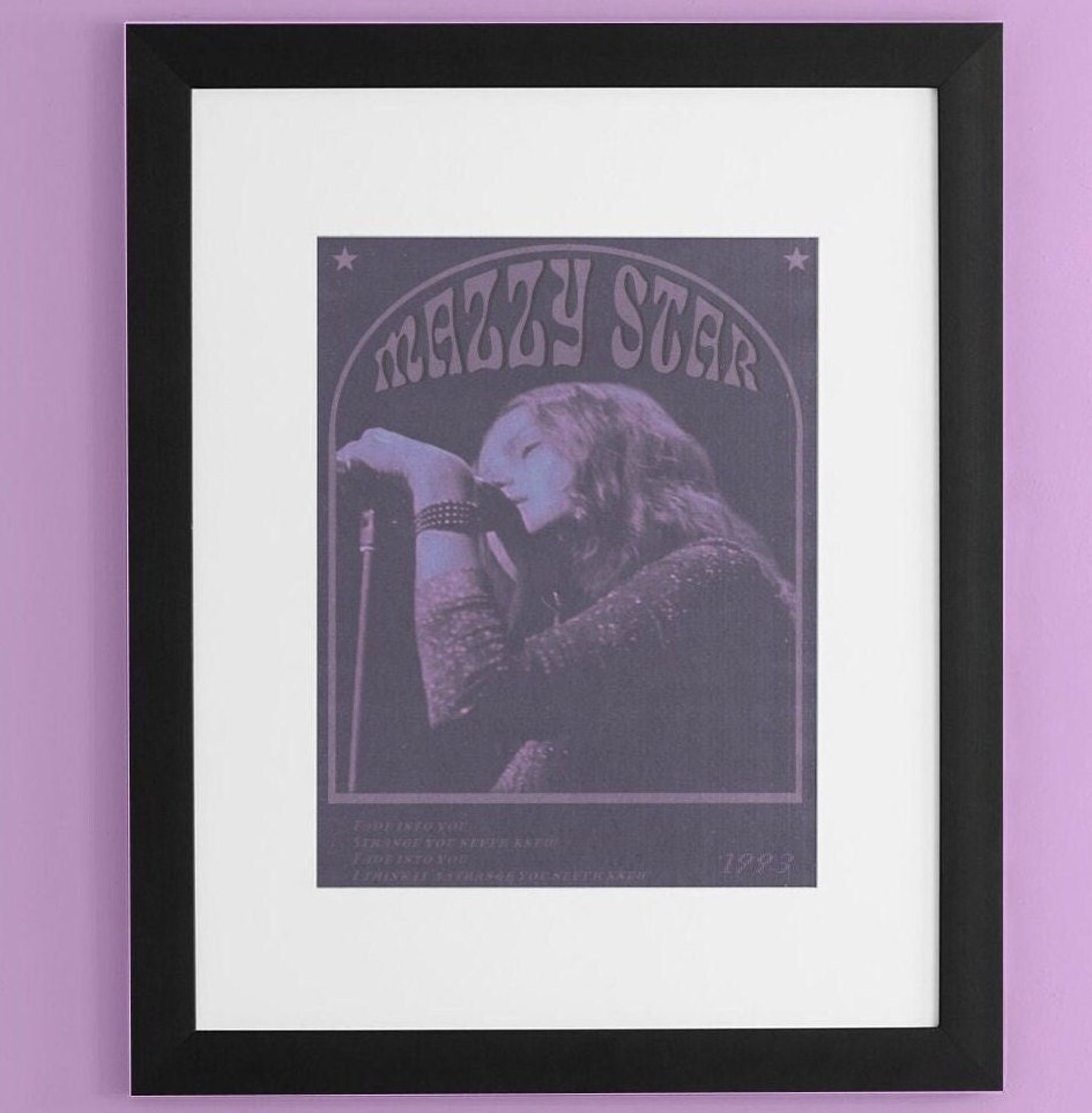 Mazzy Star Poster, Music Art Print, Mazzy Star Concert, Printable Wall ...