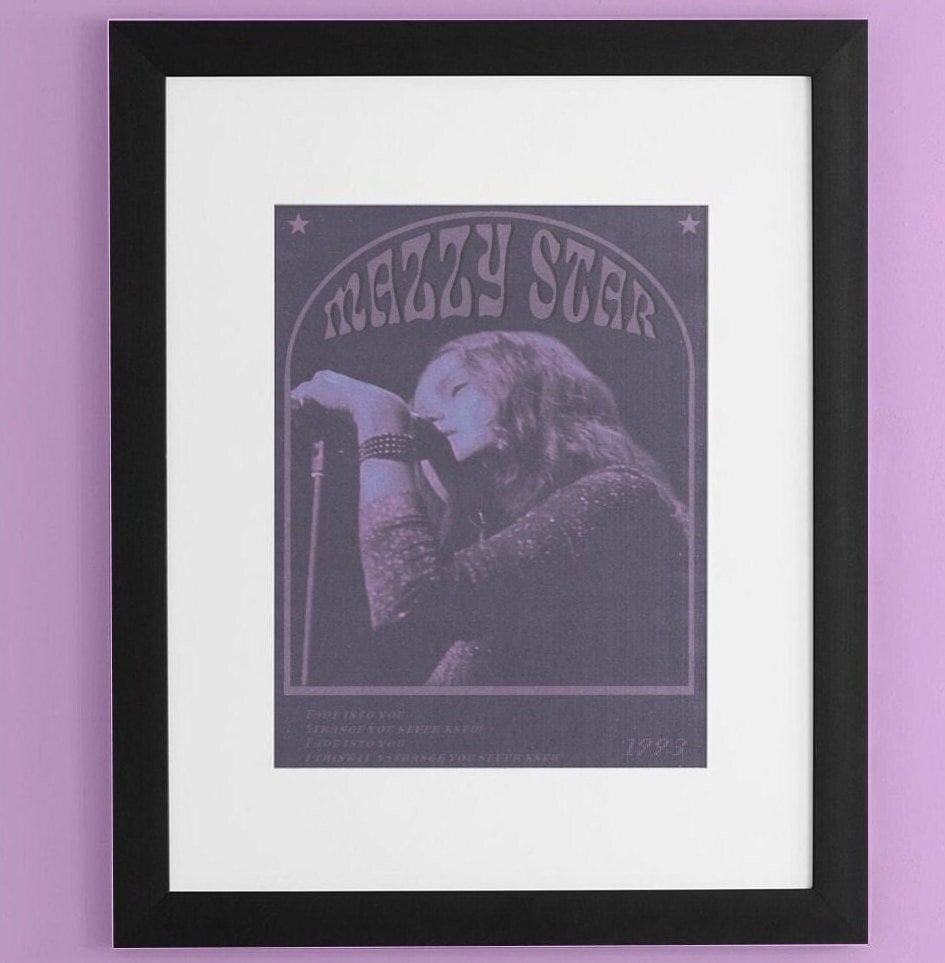 Mazzy Star Poster, Music Art Print, Mazzy Star Concert, Printable Wall ...