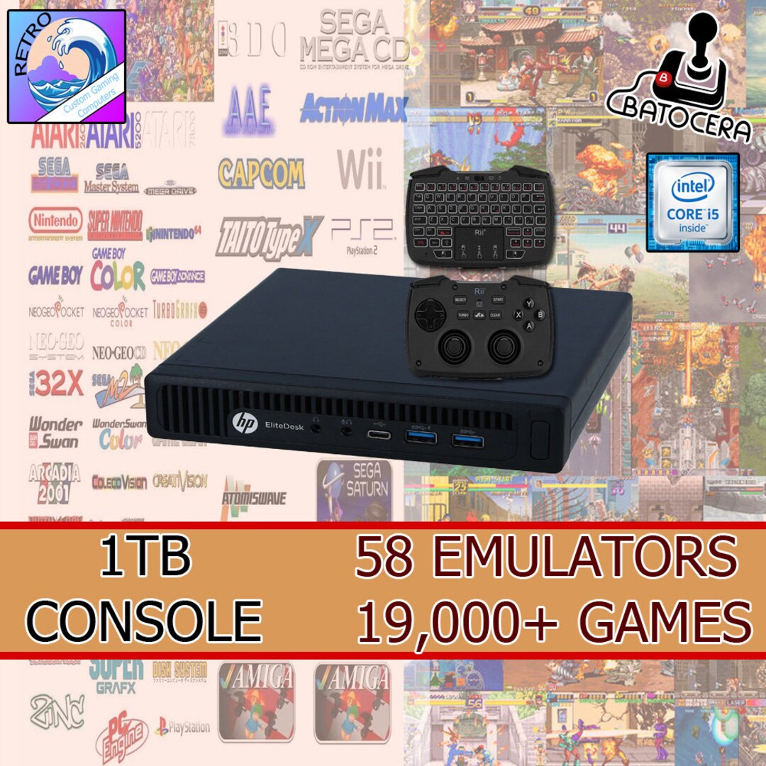 HOT Plug and Play Batocera Emulation Station Console Preloaded and ...