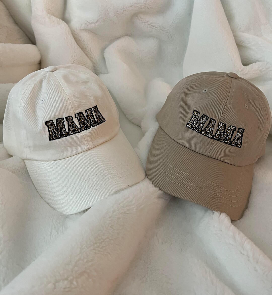 Mama Leopard Print Embroidered Dad Hat - Etsy