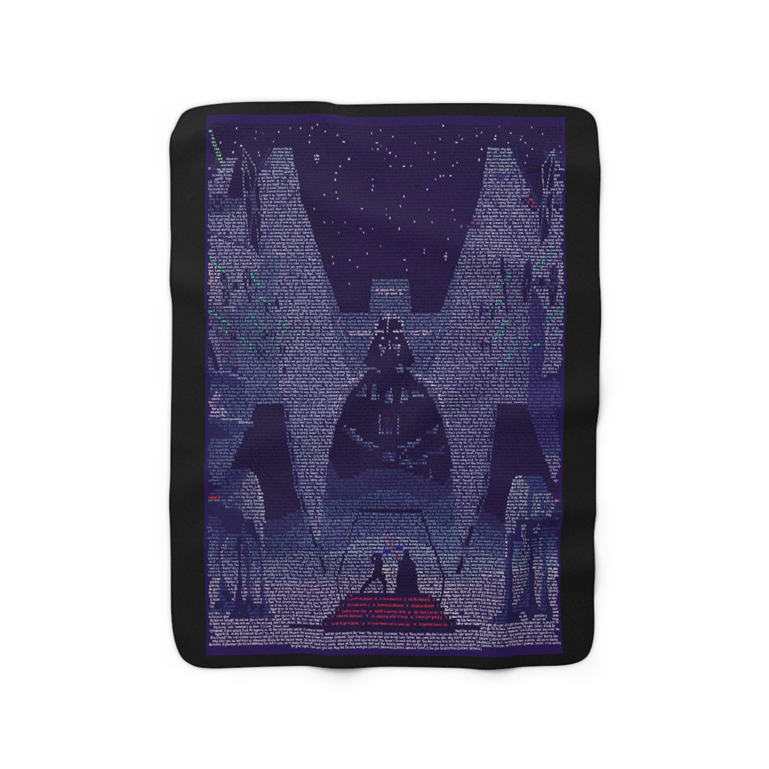 Empire Strikes Back Script Sherpa Fleece Blanket - Etsy