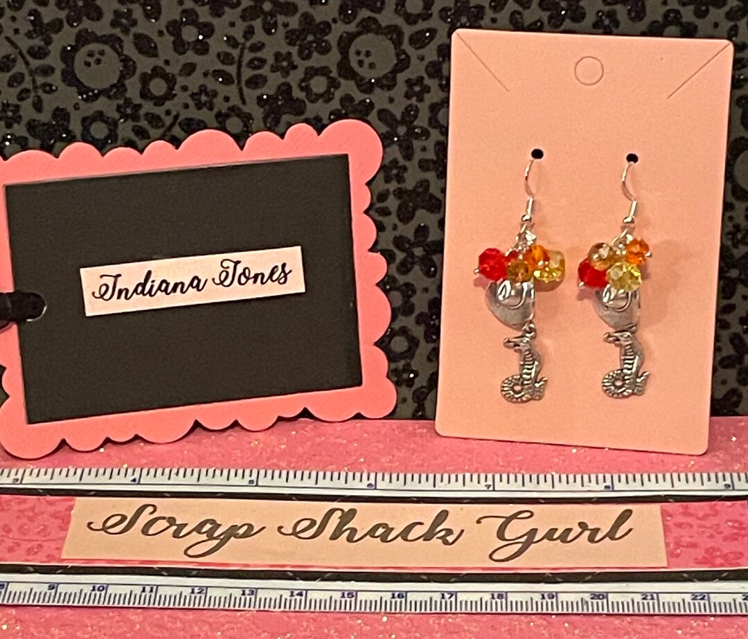 Indiana Jones Inspired Earrings - Etsy