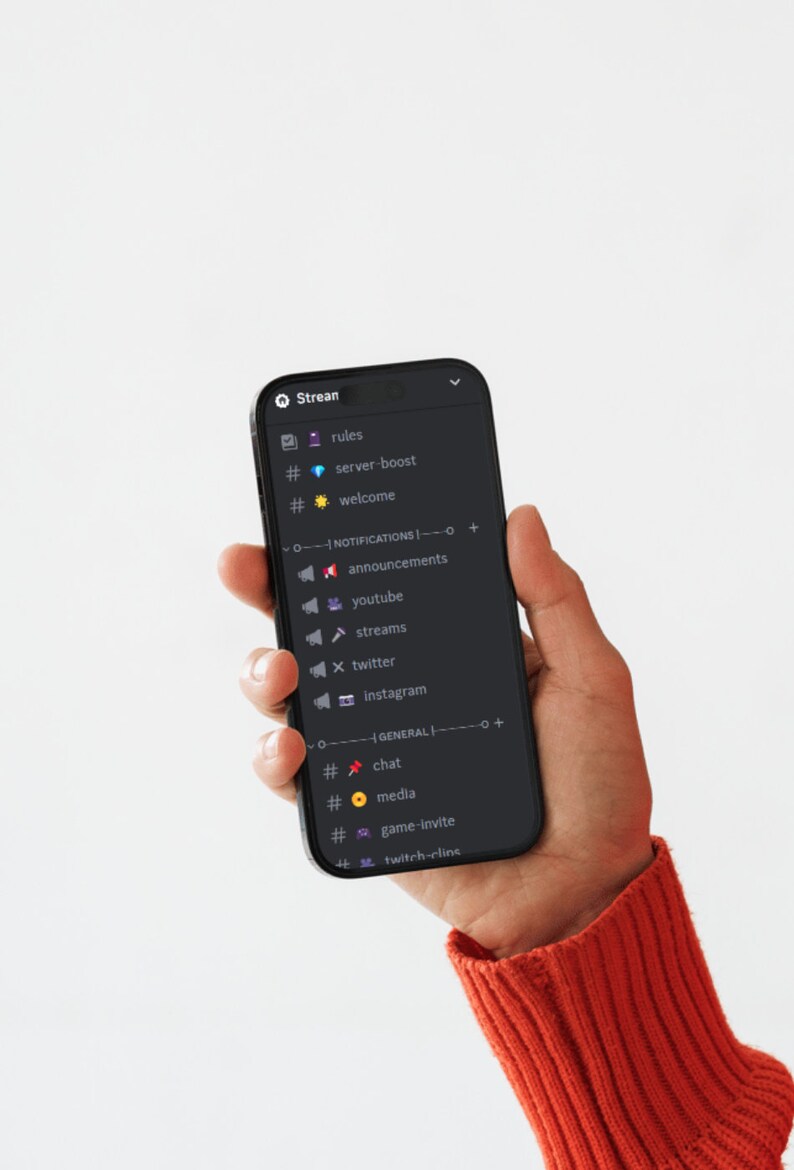 Streamer Discord Server Template, Twitch Discord, Youtube Discord, Kick ...