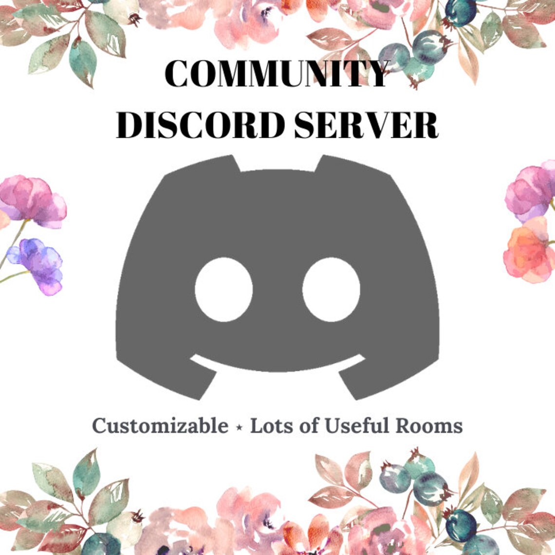 Community Discord Server Template Advanced, Gaming Discord, Streamer ...