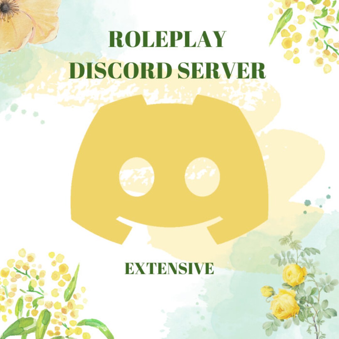 Discord Text Roleplay Server Template, Roleplay Discord Server, Text ...