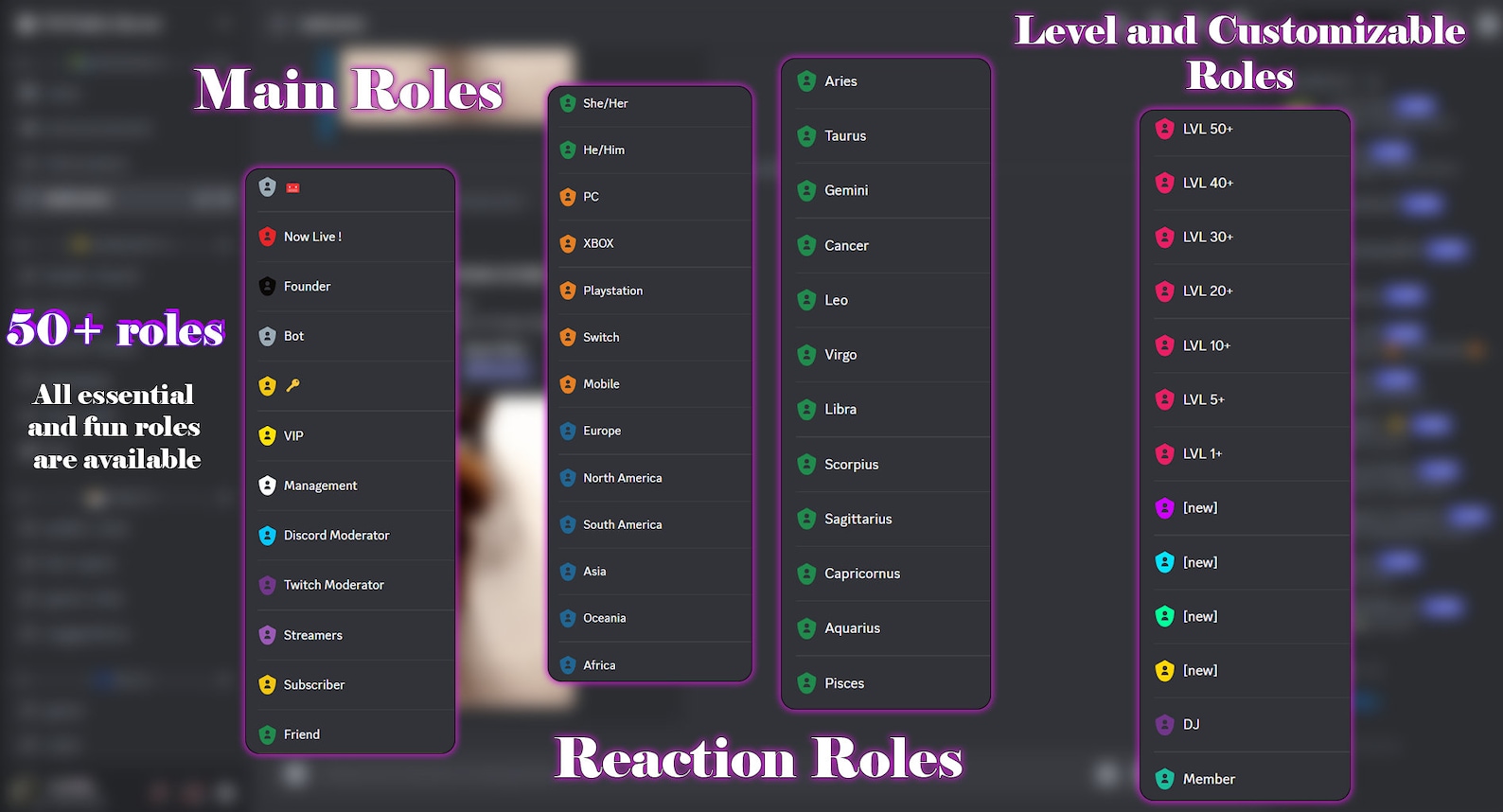 Streamer Discord Server Template, Twitch Discord, Youtube Discord, Kick Discord, Gaming Discord ...