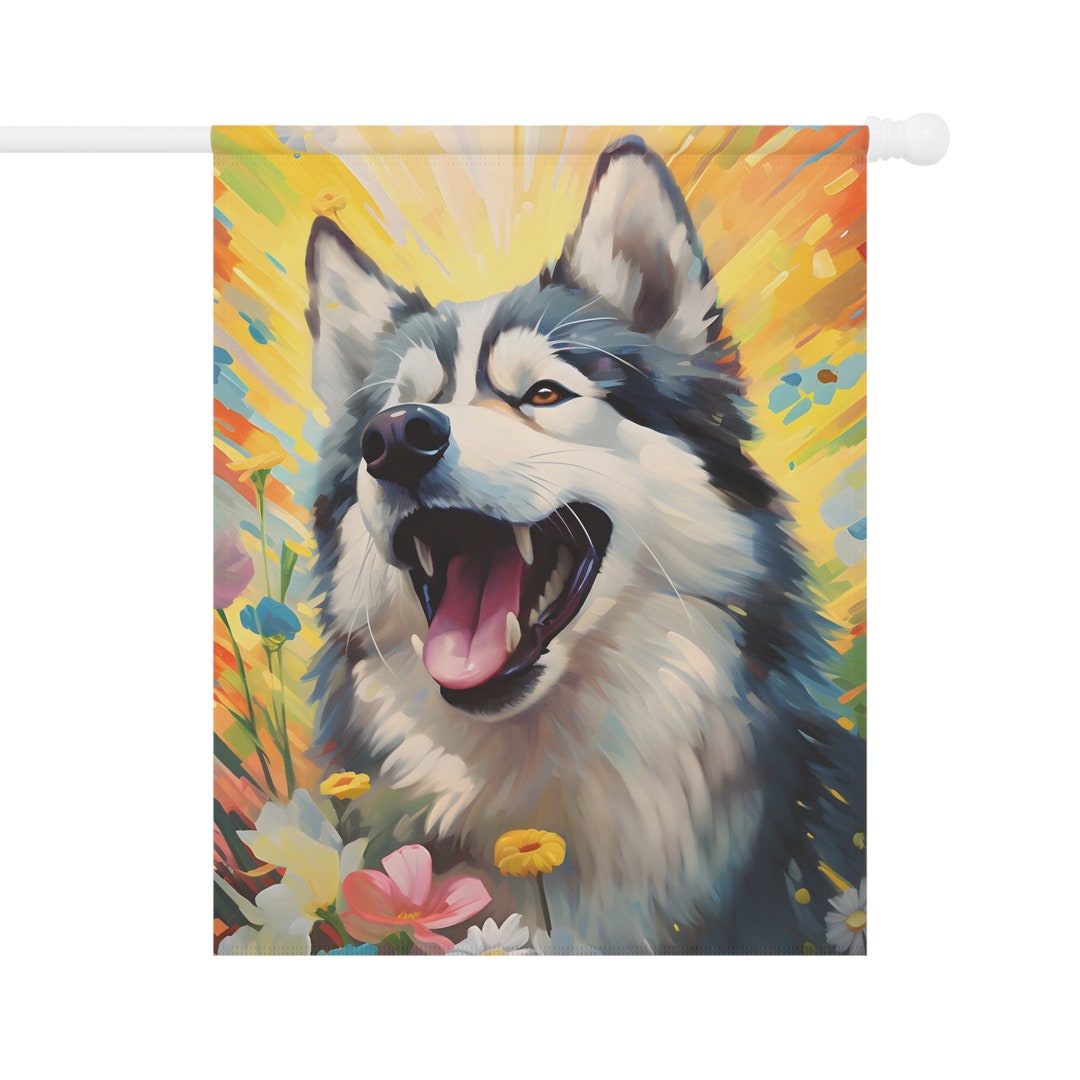 Alaskan Malamute Flag - Gift for Her Mother's Day Birthday Christmas ...