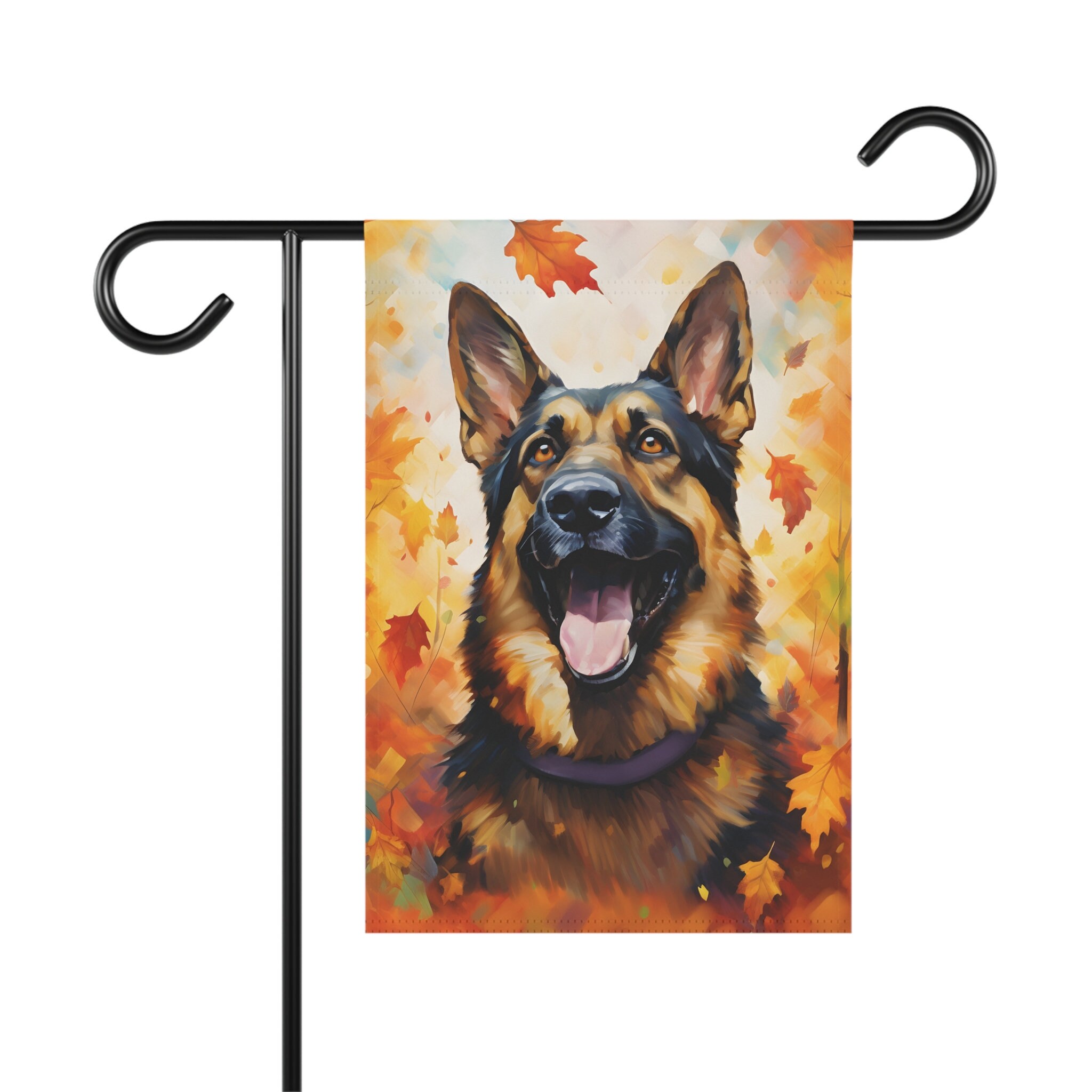 German Shepherd Fall Flag Gift for Dog Mom Dog Dad or Dog Lover Outdoor ...