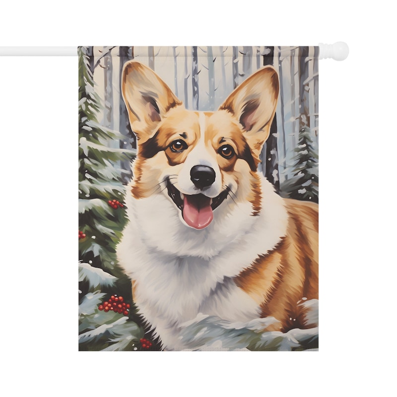 Corgi Garden Flag - Etsy