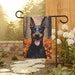 Doberman Fall Flag - Gift for Dog Mom Dog Dad or Dog Lover - Outdoor ...