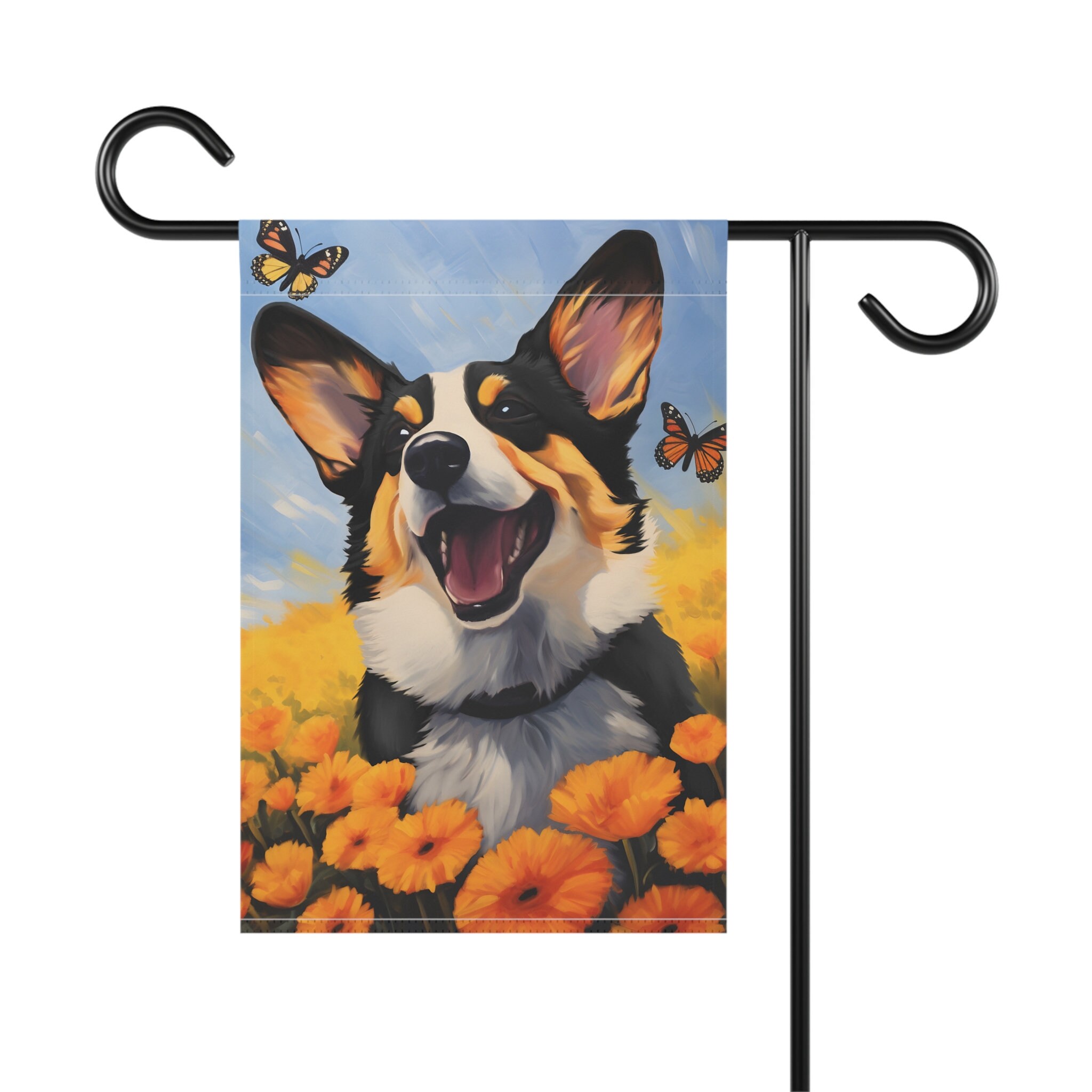 Tricolor Pembroke Welsh Corgi Flag Gift for Dog Mom Dog Dad - Etsy