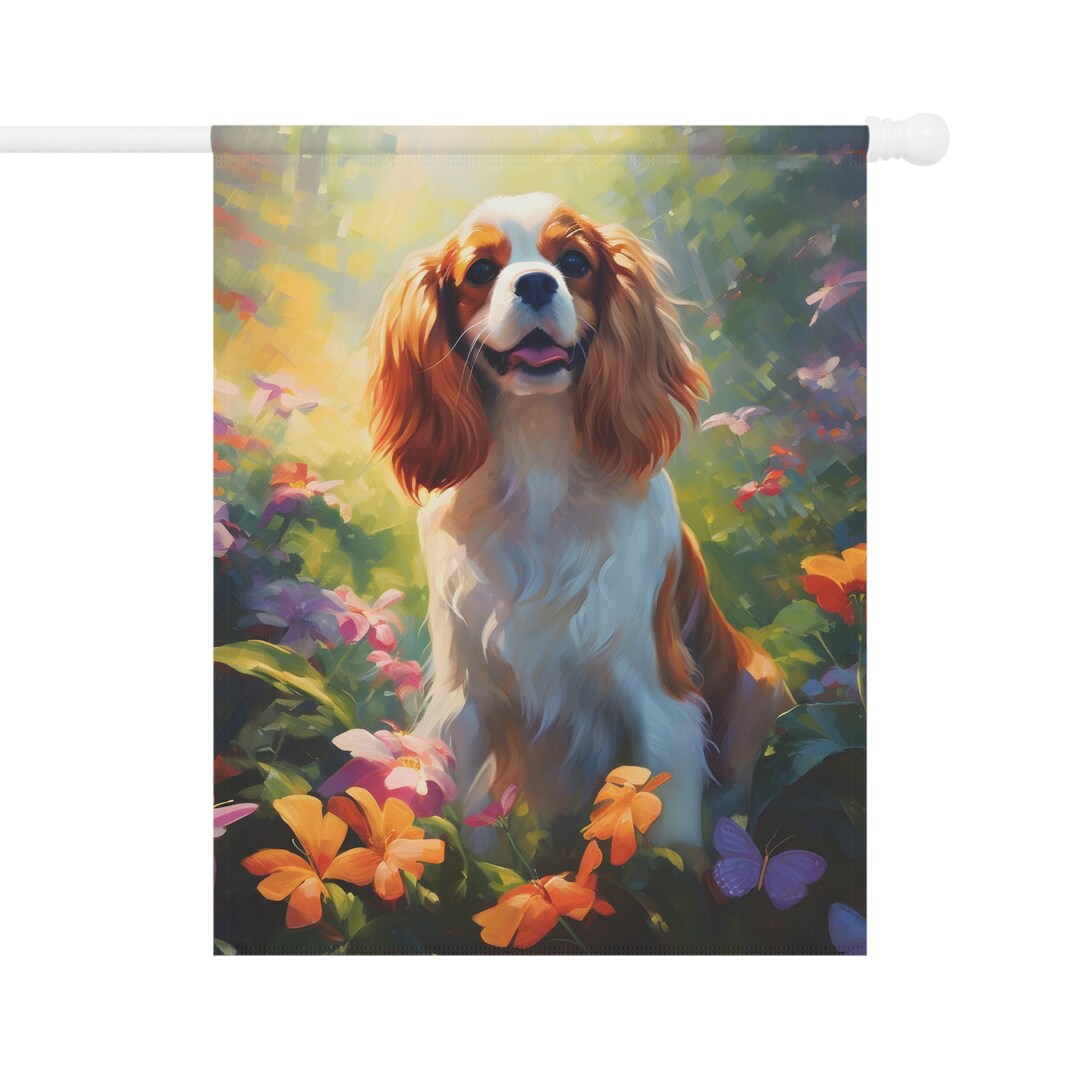 Cavalier King Charles Spaniel Flag - Christmas Birthday Mother's Day ...