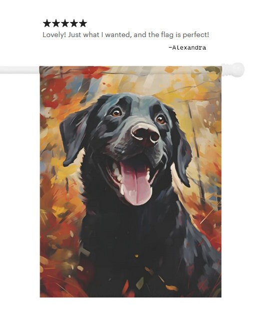 Golden Retriever Fall Flag Gift for Dog Mom Dog Dad or Dog Lover ...