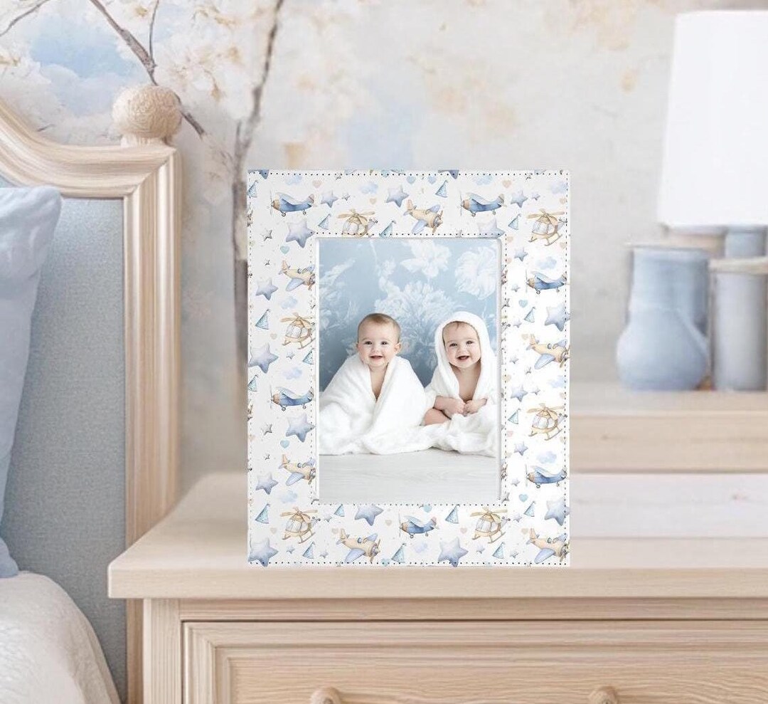 Airplane Picture Frame 5x7 Airplane Picture Frame for Baby Boy Picture ...