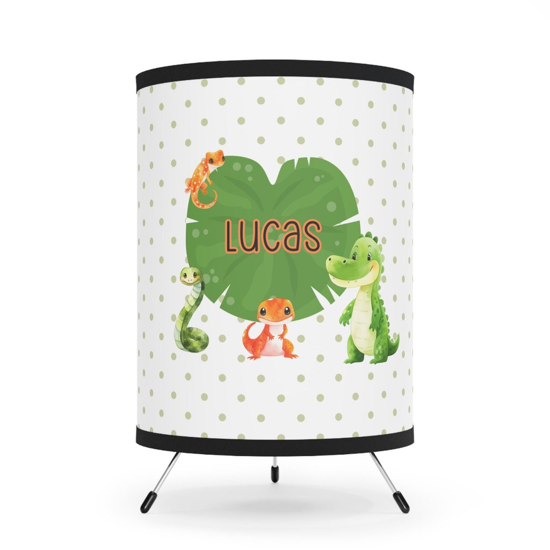 Swamp and Friends Tripod Lamp Alligator Nursery Baby Girl Boy Nursery ...