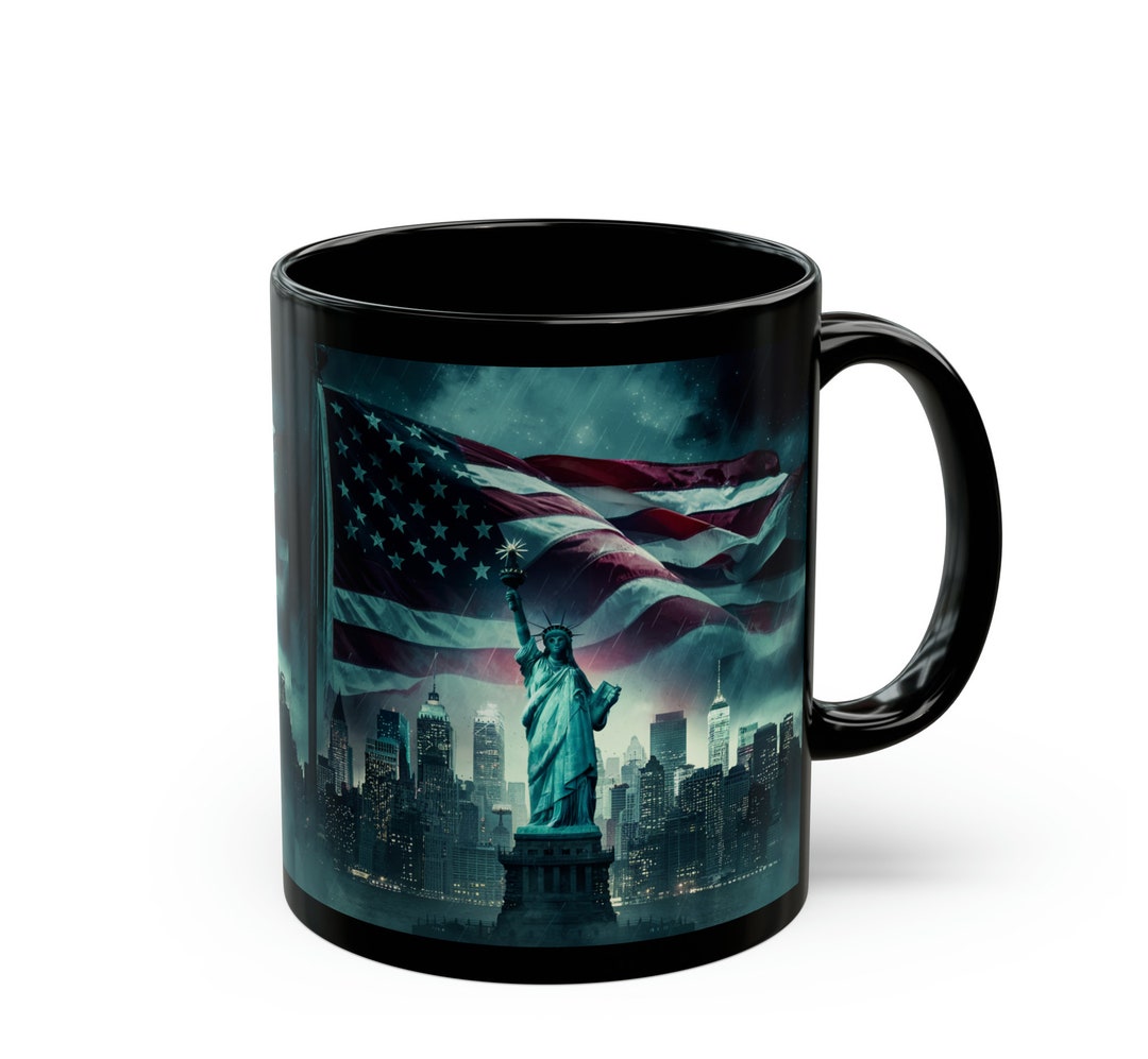 American Flag Mug,usa Flag Mug,july 4th Mug,patriotic Mug Design,gift ...