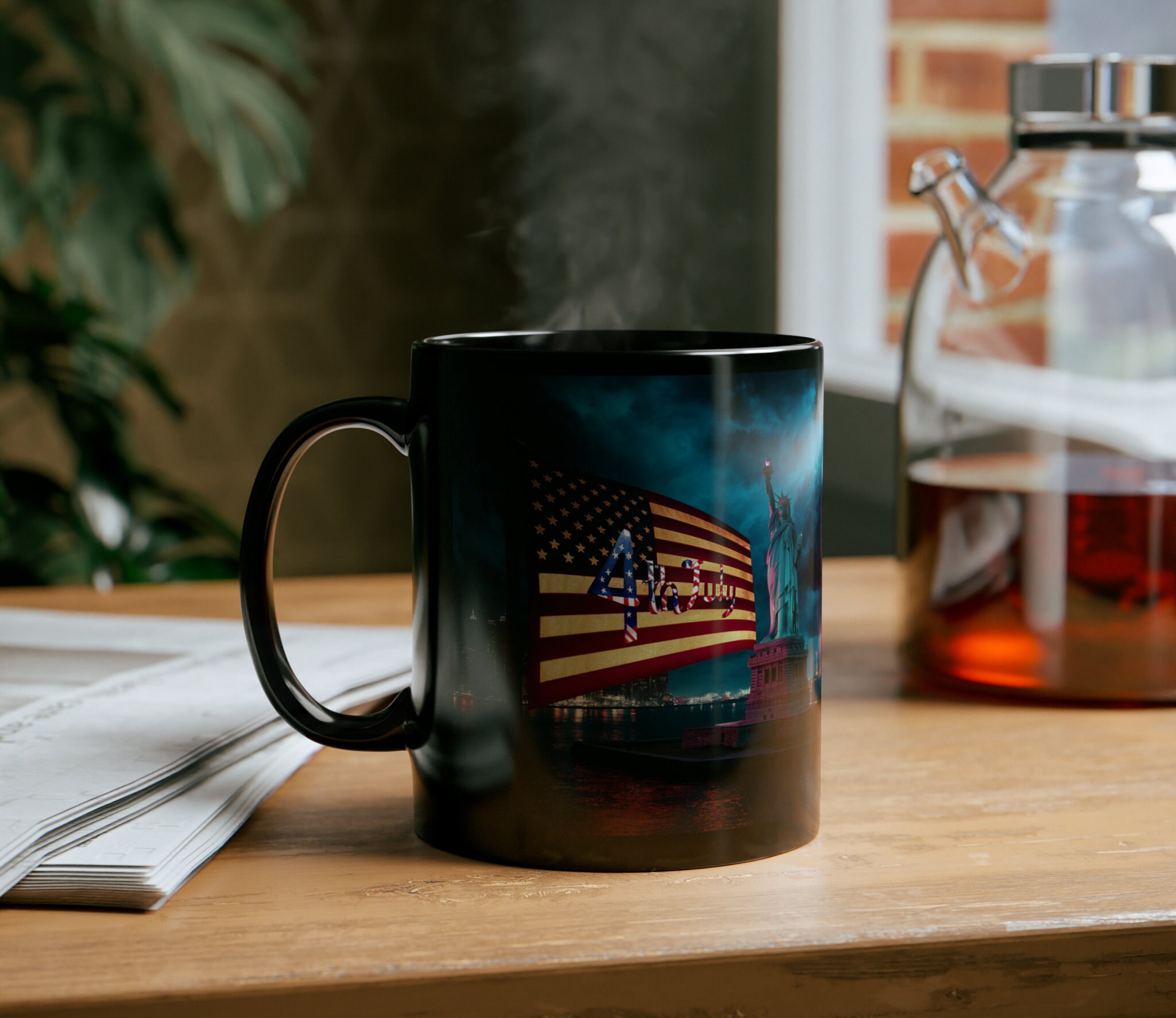 American Flag Mug,statue of Liberty Mug,new York City Mug,usa Flag Mug ...