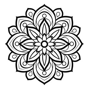 Uniquely Simple Mandalas - Coloring Pages for Relaxation - Anxiety ...